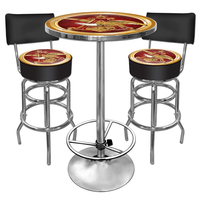 Trademark Global 2 - Person Bar Height Dining Set & Reviews | Wayfair